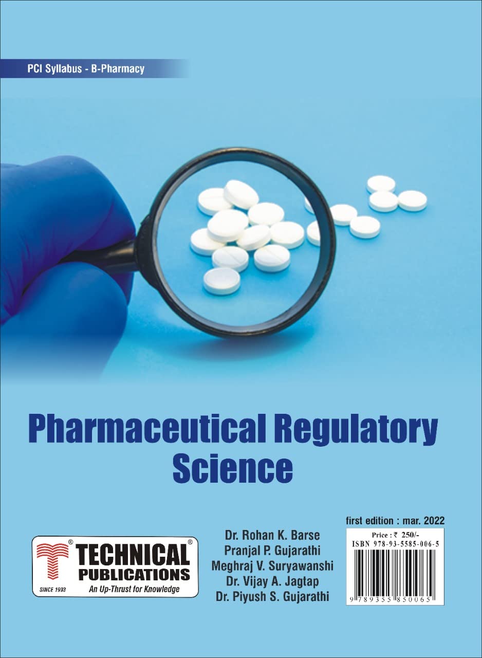 Pharmaceutical Regulatory Science For B PHARMACY PCI SYLLABUS 17 Pharmaceutical Regulatory Science For B PHARMACY PCI SYLLABUS 17