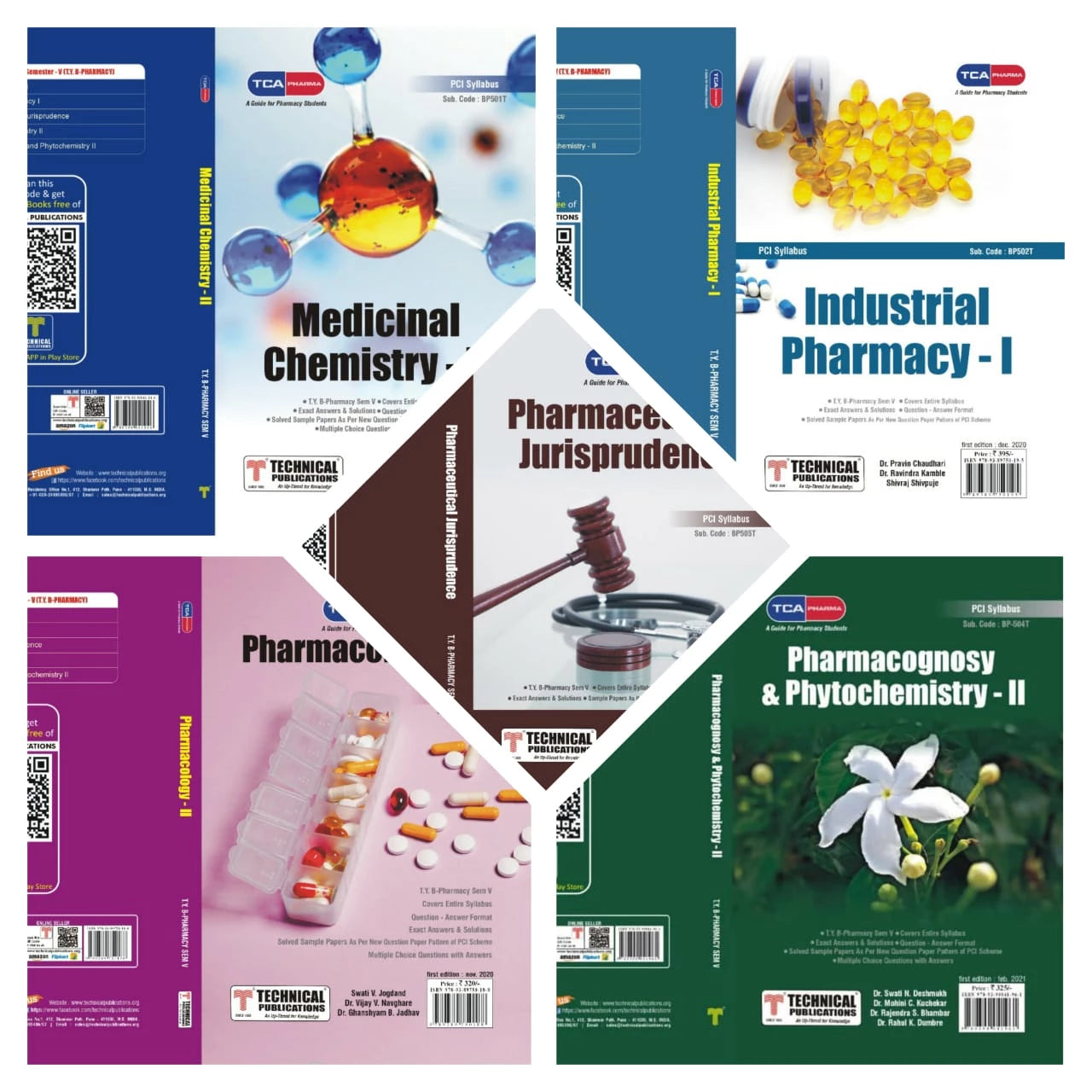 SEM V TCA SERIES PHARMACY BOOKS ( Buy minimum FIVE & get maximum disco ...