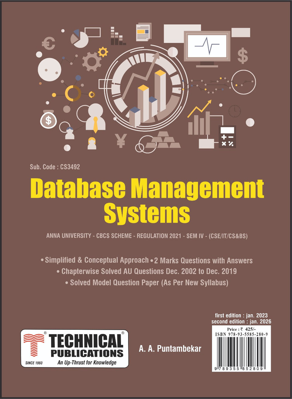 Database Management Systems for BE Anna University R21CBCS (IV - CSE ...