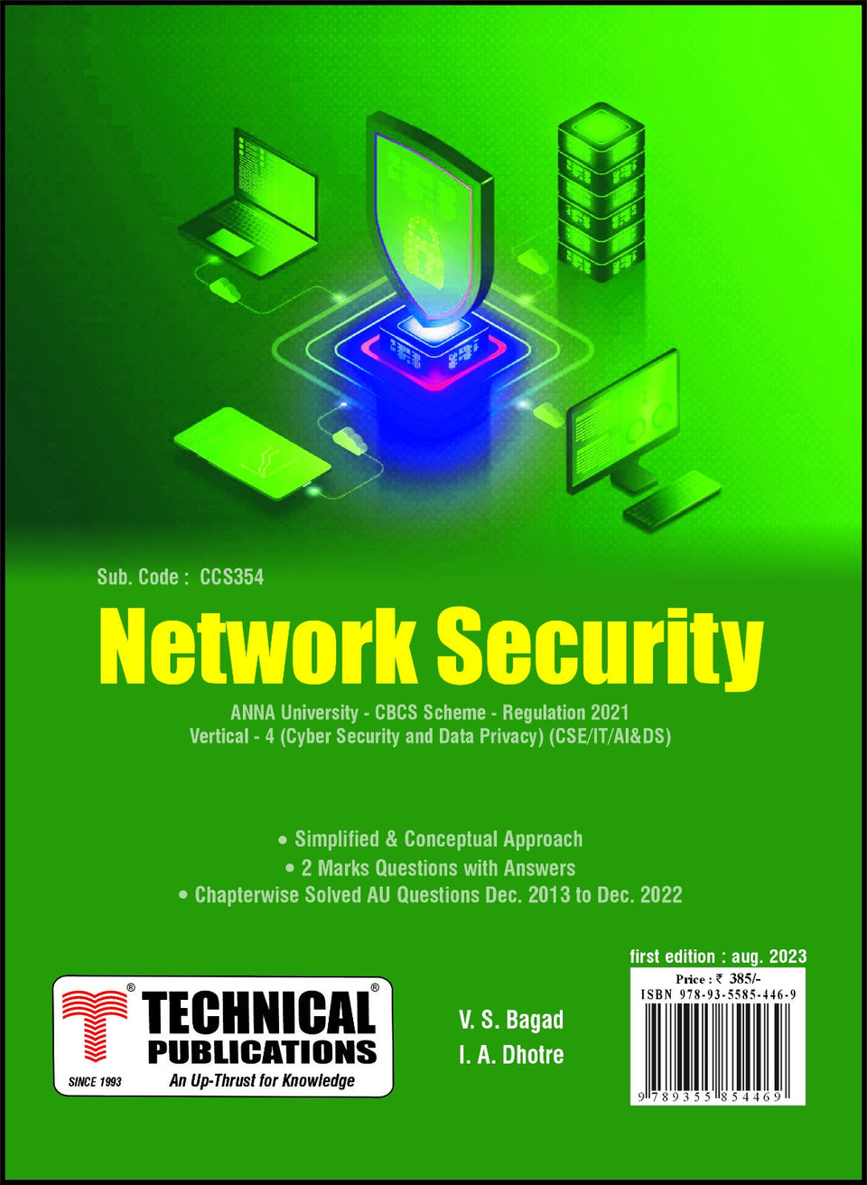 Network Security for BE Anna University R21CBCS (V, VI (Vertical IV ...