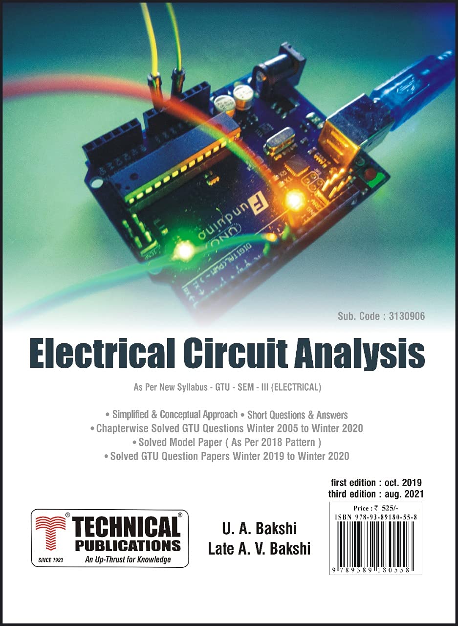 Electrical Circuit Analysis For GTU 18 Course III ELECTRICAL 3130 electrical-circuit-analysis-for-gtu-18-course-iii-electrical-3130