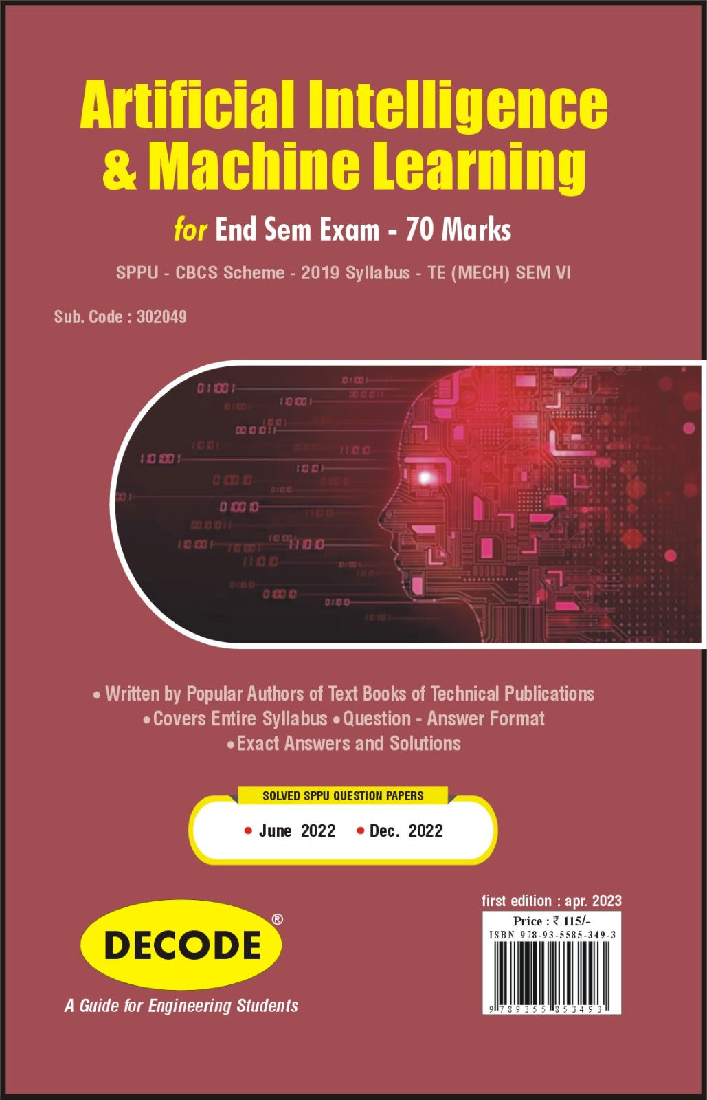 Artificial Intelligence & Machine Learning for SPPU 19 Course (TE - SE ...